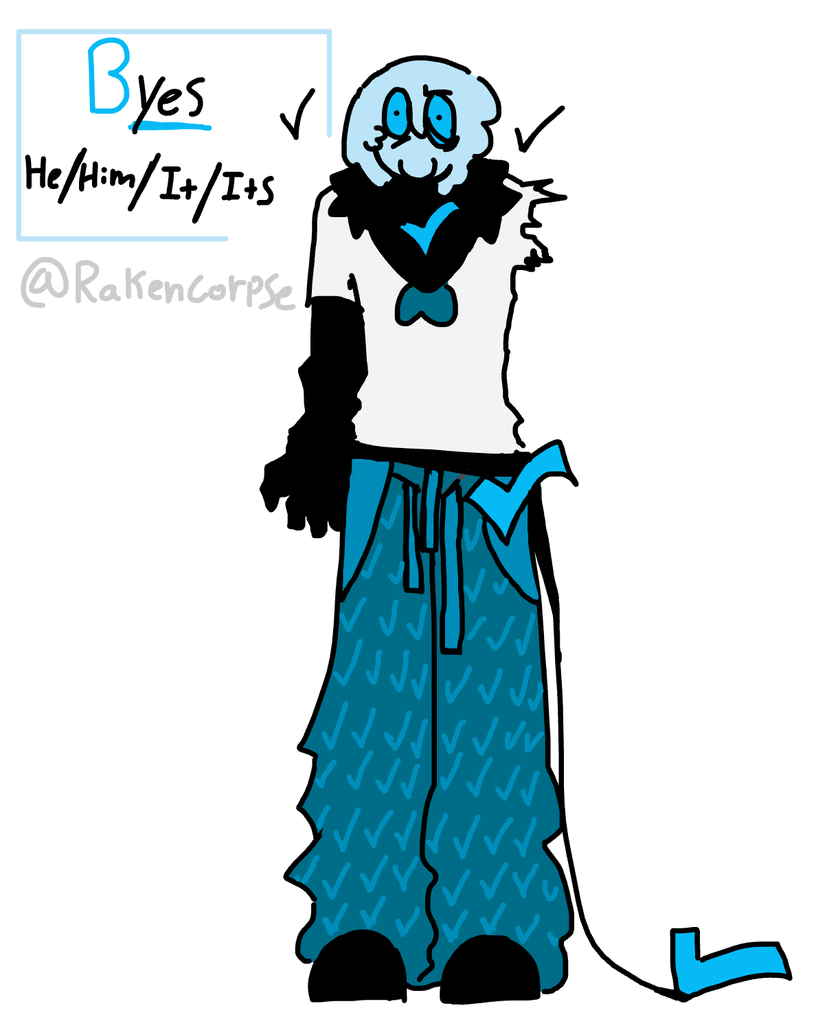 Post by @RakenCorpse - Whiteboard Fox