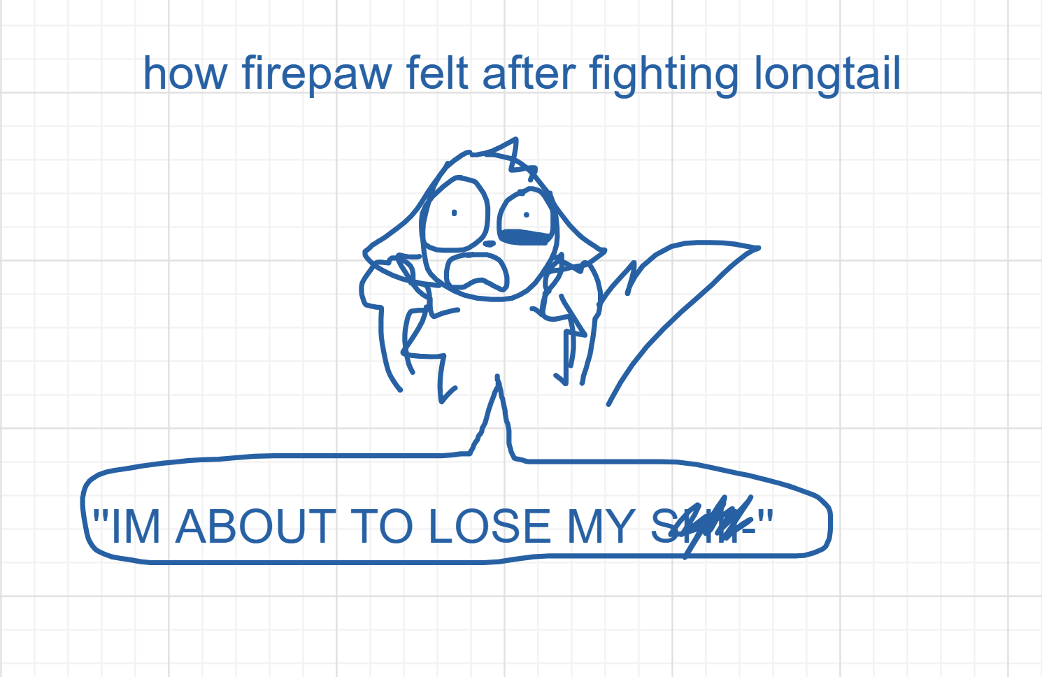 Post by @wisteria - Whiteboard Fox