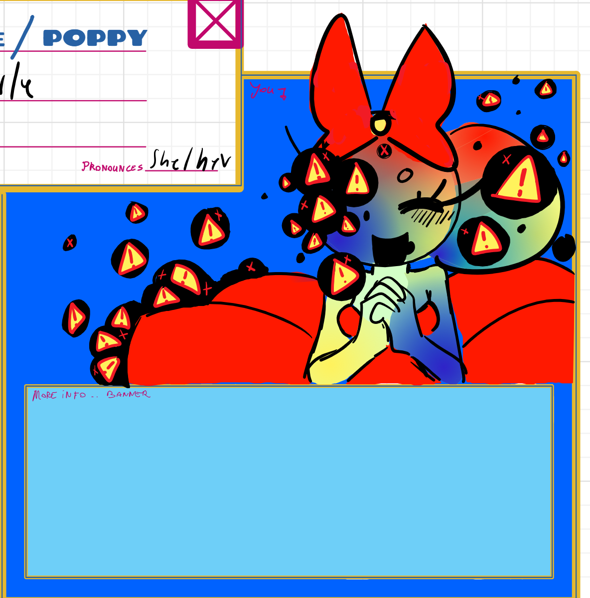 Post by @Gl0rp - Whiteboard Fox
