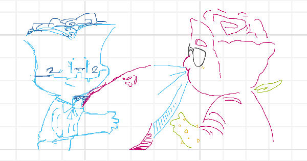 Post by @Yurinia - Whiteboard Fox