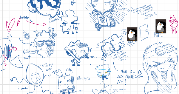 Post by @peniro - Whiteboard Fox