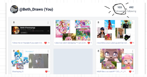 Post by @Beth_Draws - Whiteboard Fox