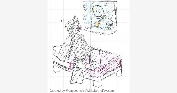Post by @cupcest - Whiteboard Fox
