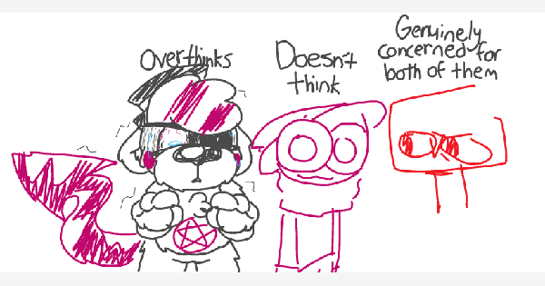 Post by @HelpyDaGoofyAhhBear - Whiteboard Fox