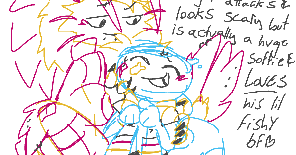 Post by @GONE_BATTY - Whiteboard Fox