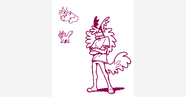 Post by @sprite - Whiteboard Fox