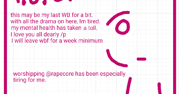 Post by @rapecore - Whiteboard Fox